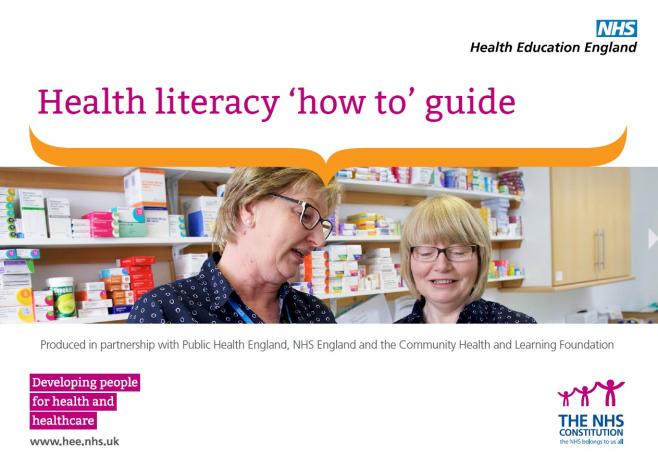 New toolkit to help improve health literacy in England